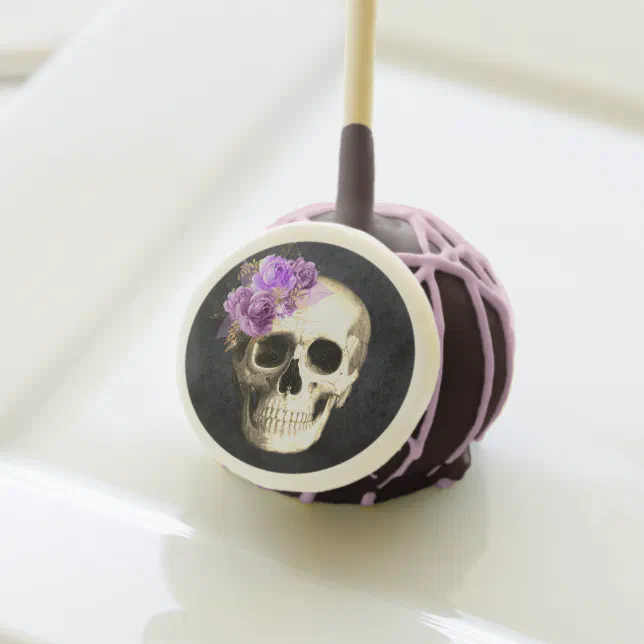 Halloween Skull Cake Pops | Zazzle
