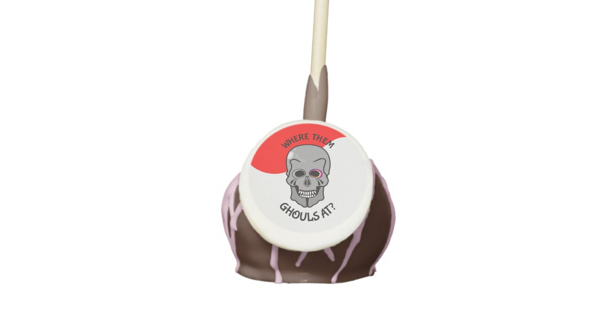 Halloween Skull Cake Pops | Zazzle