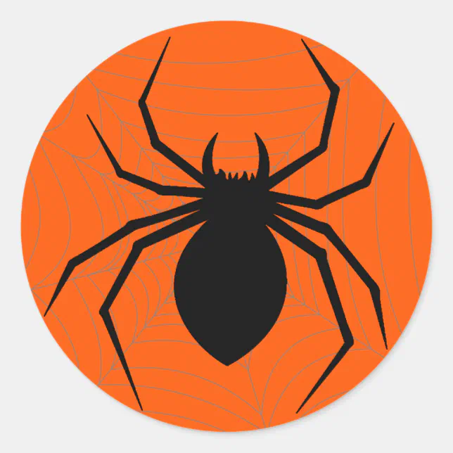Halloween Spider Sticker | Zazzle