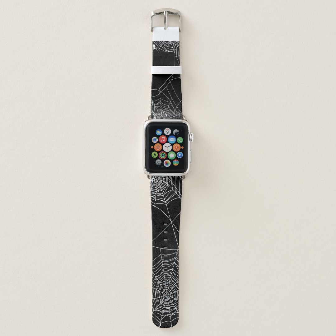 Halloween Spider Web Apple Watch Band | Zazzle