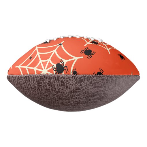Halloween Spiders on Web Football | Zazzle