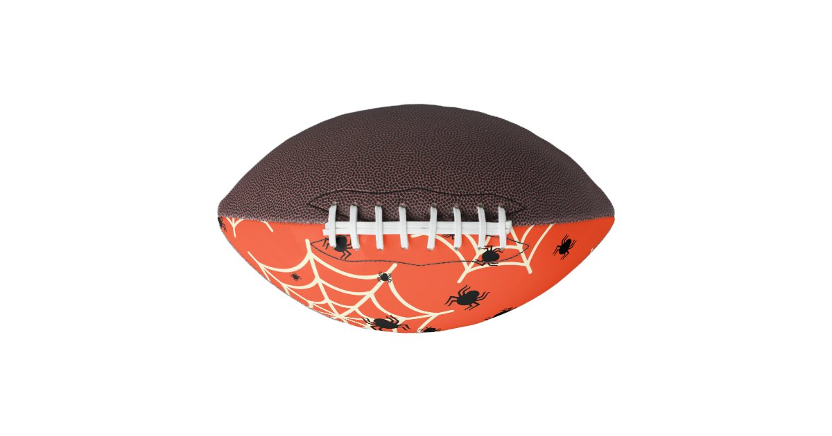 Halloween Spiders on Web Football | Zazzle