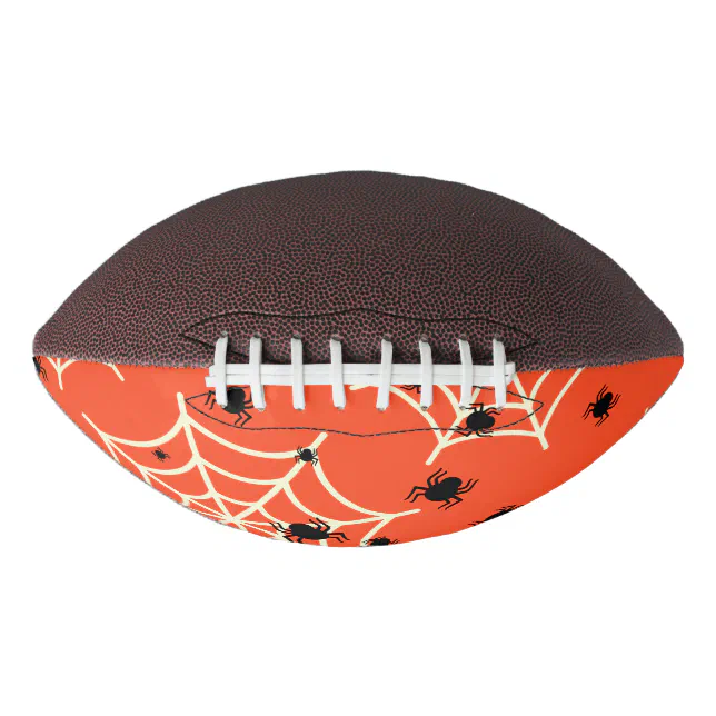 Halloween Spiders on Web Football | Zazzle