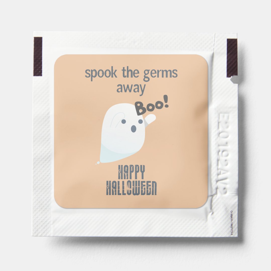 Halloween Spook the germs away Hand Sanitizer Packet | Zazzle