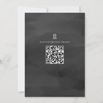 Halloween Spooktacular Spider Web QR Code Map Invitation | Zazzle