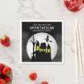 Halloween Spooktacular Spooky Haunted House Witch Napkins | Zazzle
