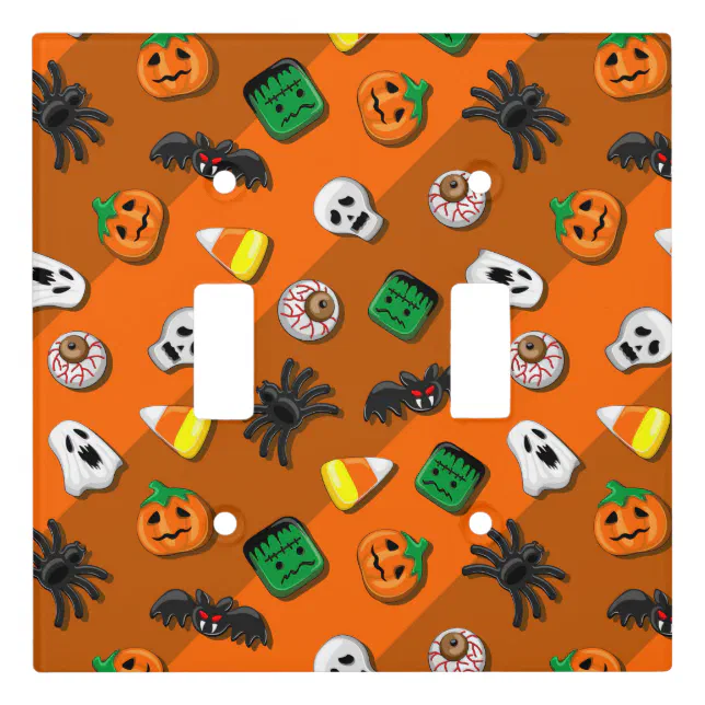 Halloween Spooky Candies Party Light Switch Cover | Zazzle