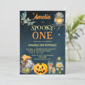 Halloween spooky one birthday party invitation | Zazzle