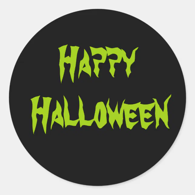 Halloween Sticker | Zazzle