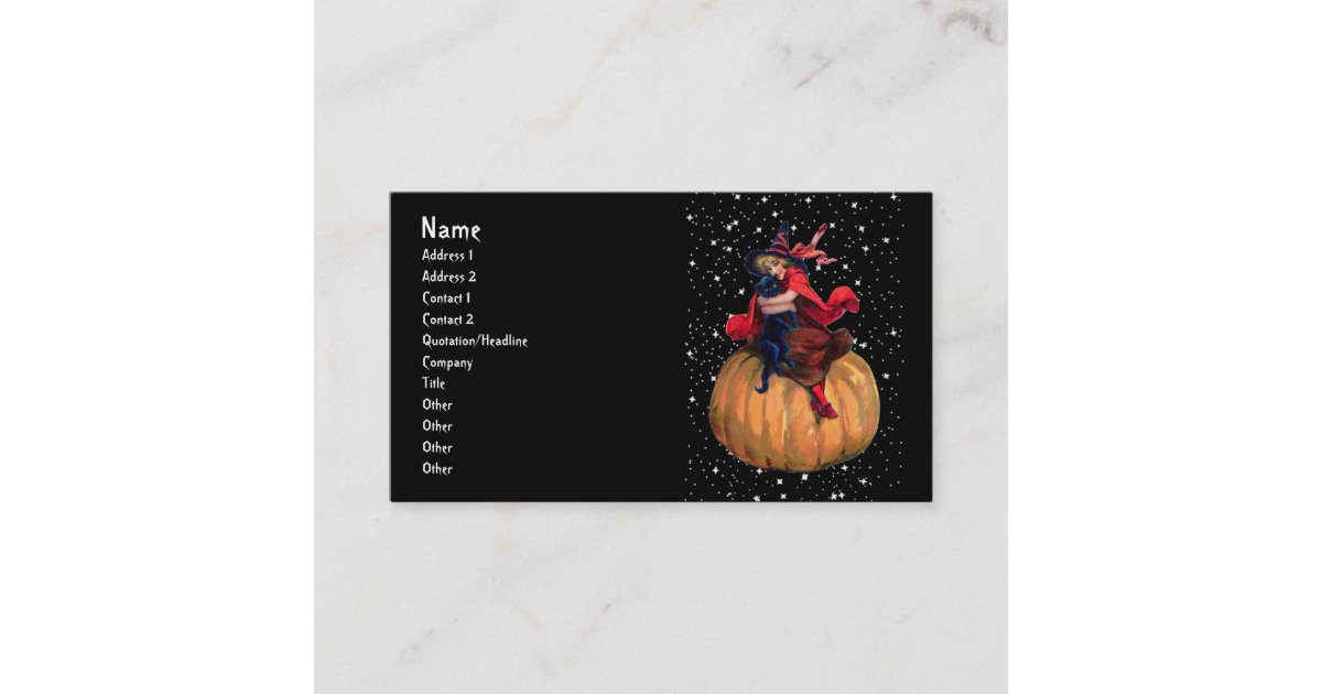 Halloween: The Final Frontier Business Card | Zazzle
