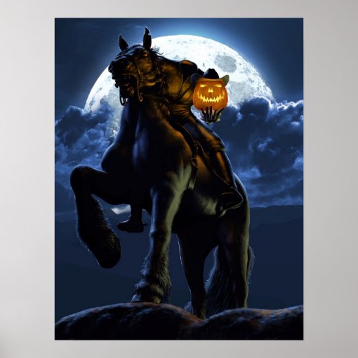 Halloween - The Headless Horseman Poster | Zazzle