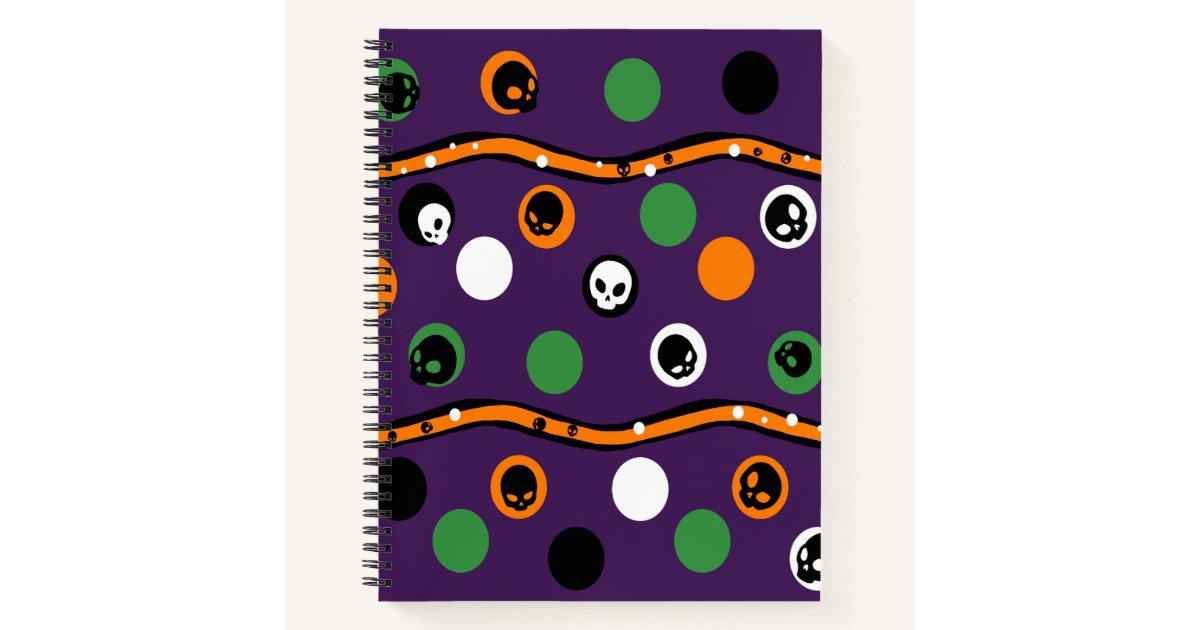Halloween Theme Spiral Notebook | Zazzle