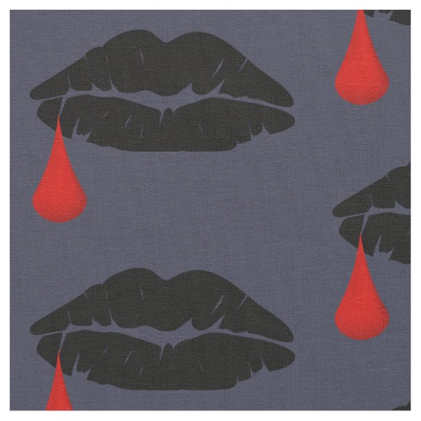 Vampire Halloween Fabric Halloween Fabrics Custom | Zazzle