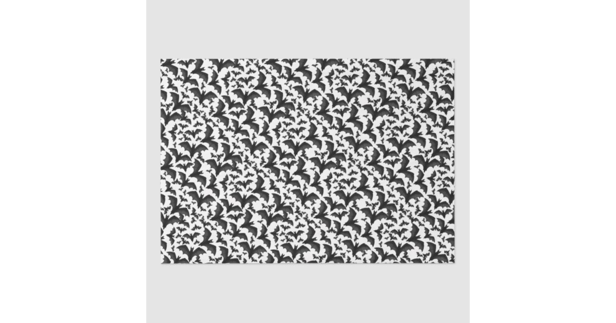 Halloween Vampire Bats Tissue Paper | Zazzle