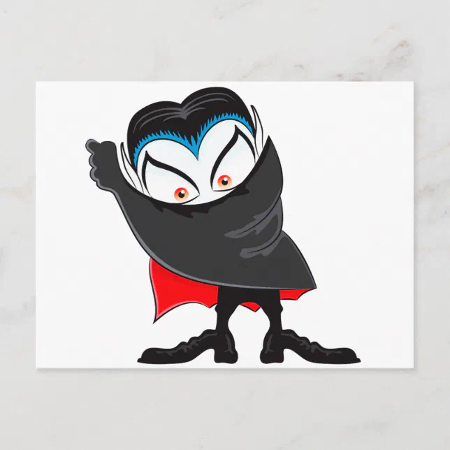 Halloween Vampire Postcard | Zazzle