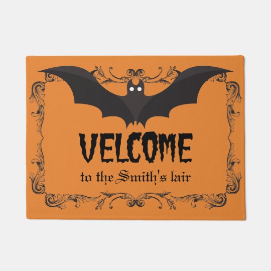 Halloween Vampire Velcome Doormat | Zazzle.com