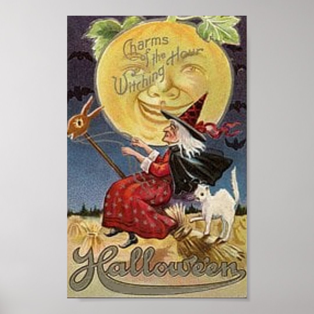 Halloween vintage poster | Zazzle