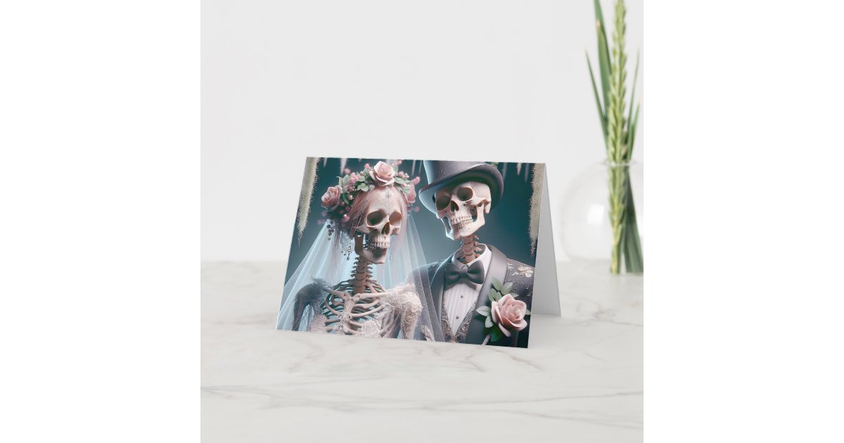 Halloween Wedding Congratulations Card | Zazzle