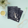 Halloween Wedding Skeletons Invitation Budget Flyer | Zazzle