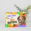Halloween Werewolf Monster Birthday Card | Zazzle