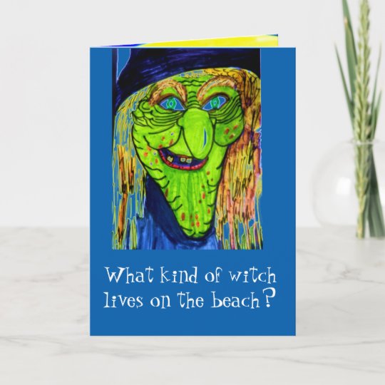 HALLOWEEN WITCH JOKE card | Zazzle.com