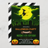Halloween witch party invitation | Zazzle