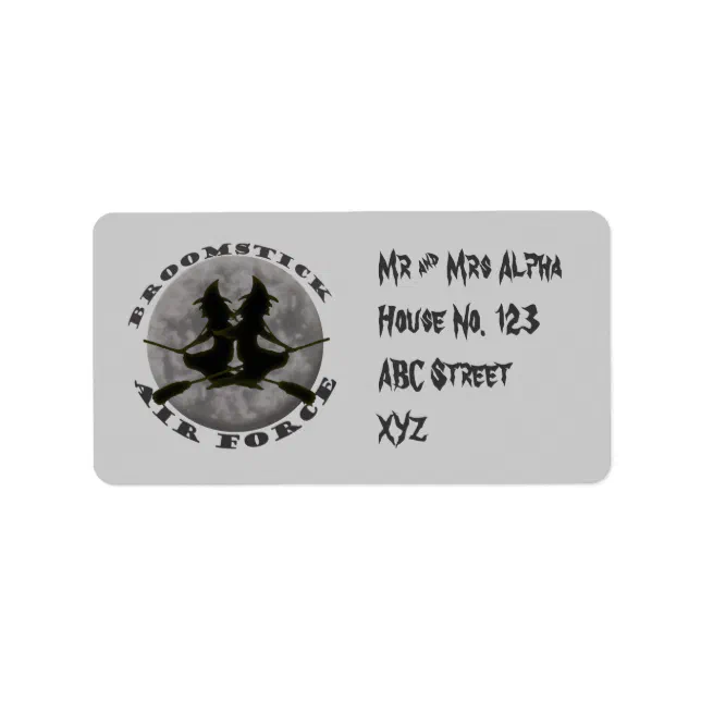 Halloween Witches Label | Zazzle