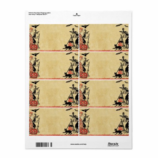 Halloween Witches Label | Zazzle