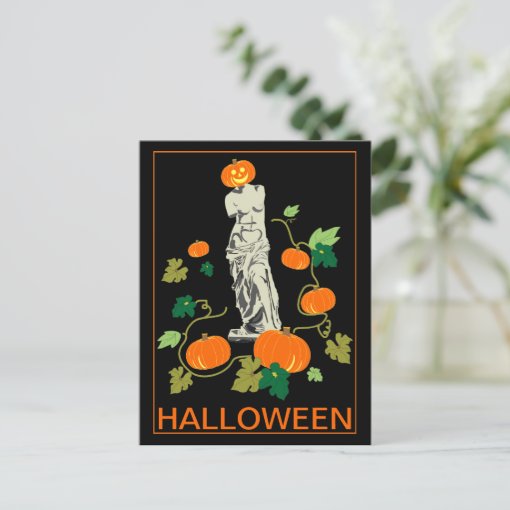 Halloween with Venus Postcard | Zazzle