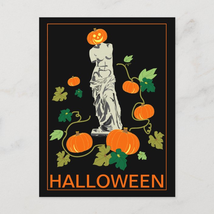 Halloween with Venus Postcard | Zazzle.com