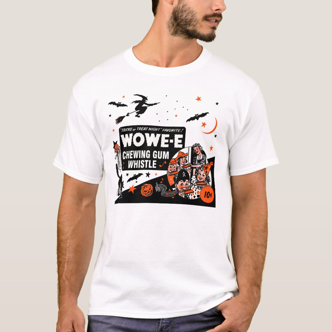 Halloween Wowe-e Whistle T-Shirt | Zazzle