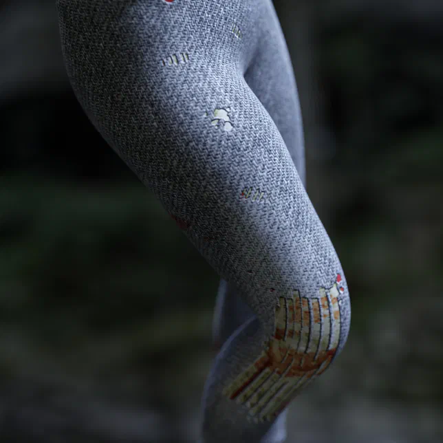 Halloween Zombie Costume Ripped Jeans Leggings | Zazzle