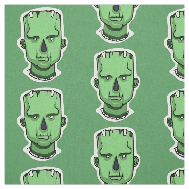 Zombie Halloween Fabric Halloween Fabrics Custom | Zazzle