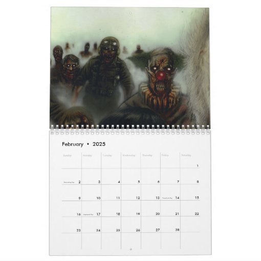 Halloween Zombies Calendar | Zazzle