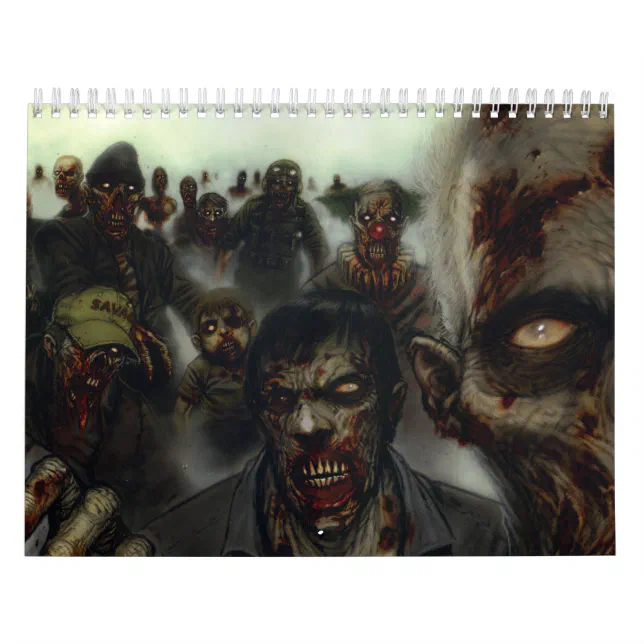 Halloween Zombies Calendar | Zazzle