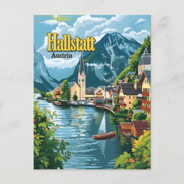 Hallstatt Austria Postcard | Zazzle