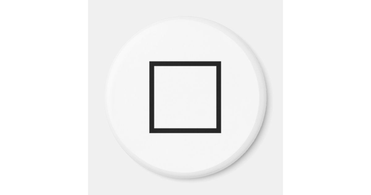 Halmos Symbol Magnet | Zazzle