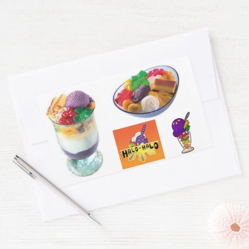 Halo Halo Stickers | Zazzle
