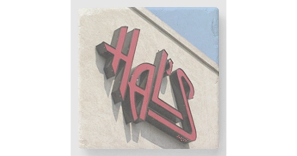 Hal's Steakhouse, Hal's Buckhead, Hal's Atlanta Stone Coaster | Zazzle