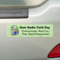 Ham Radio Field Day Funny Bumper Sticker | Zazzle