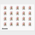 Ham Radio Funny Pig Pun Classic Round Sticker | Zazzle