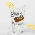 HAM Radio Morse Gods Go to Valhalla Glass | Zazzle