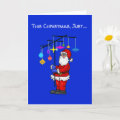 Ham Radio Santa And Antenna Christmas Card | Zazzle