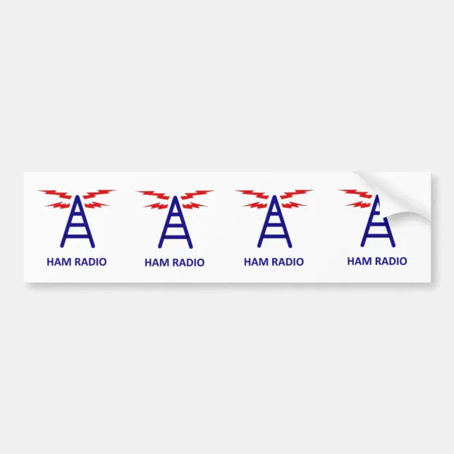 HAM Radio Sticker | Zazzle