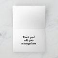 Hamburger and Fries fast food bun junk fried hot Thank You Card | Zazzle