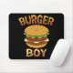 HAMBURGER / CHEESEBURGER: Burger Boy Mouse Pad | Zazzle