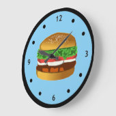 Hamburger Clock | Zazzle