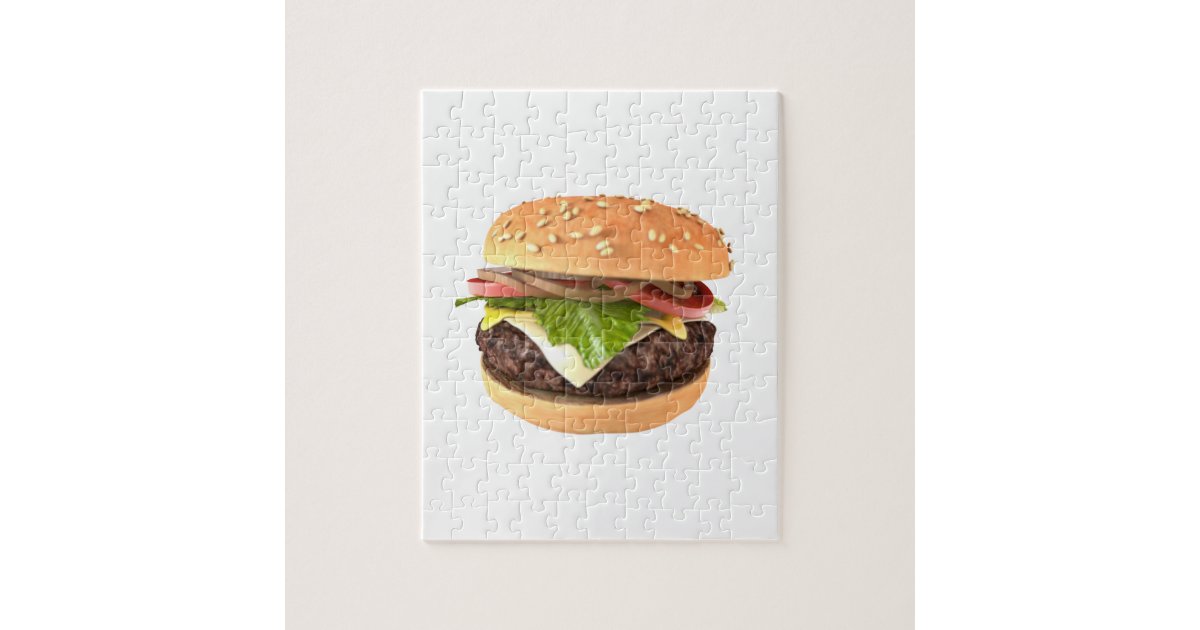 Hamburger Jigsaw Puzzle | Zazzle