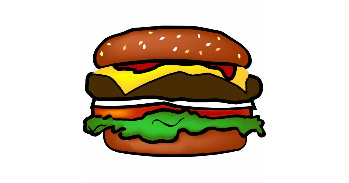 Hamburger Photo Slupture Cutout | Zazzle