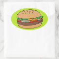 Hamburger sticker | Zazzle